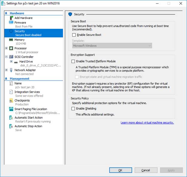 How to Convert a Physical Machine to a Virtual Machine P2V on Hyper-V